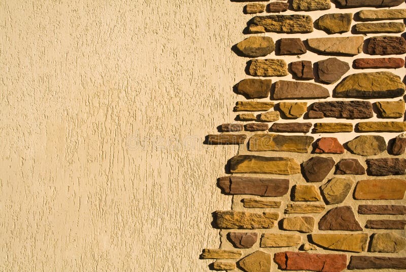 Wall is in an uneven stone stock photo. Image of brick - 10755832