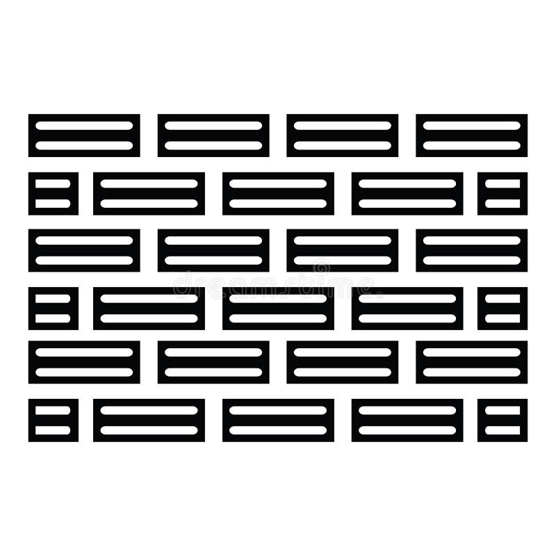 Wall vector icon stock vector. Illustration of grunge - 102701270