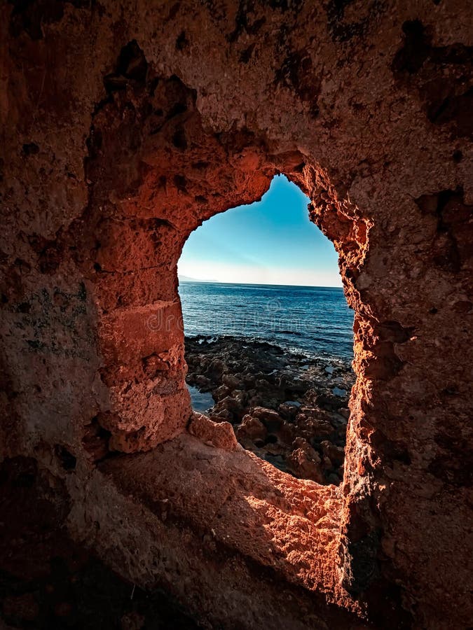 Wall of Venetian Port , Chania , Crete , Greece Stock Photo - Image of ...