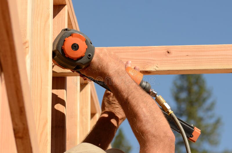 Wall Walk stock image. Image of stud, lumber, site, nail - 54606909