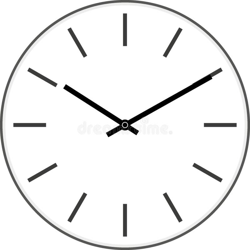 (wall Watch Circle Flat Design [Converted].eps Stock Vector ...