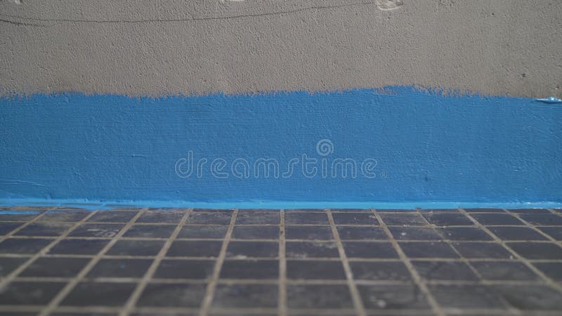 Wall Waterproofing. Bathroom Renovation. Blue Waterproofing in the ...