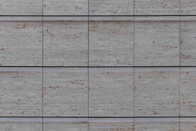 A Wall with White Big Stones in a Nice Square Pattern Stock Image ...