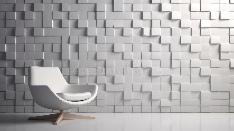 Wall white 3d pattern stock illustration. Illustration of design ...
