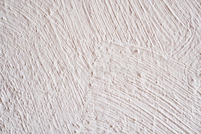 Wall with White Decorative Plaster. Background and Texture of Plaster ...