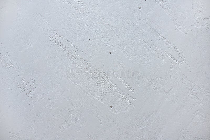 Wall with White Rough Plaster. Stock Image - Image of texture, interior ...