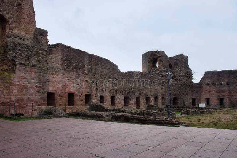 Wall with Windows in Castle Ruin Editorial Image - Image of heritage ...