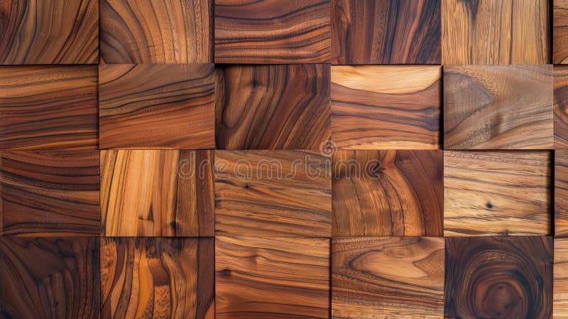 A Wall of Wood Blocks with Different Colors Stock Image - Image of ...