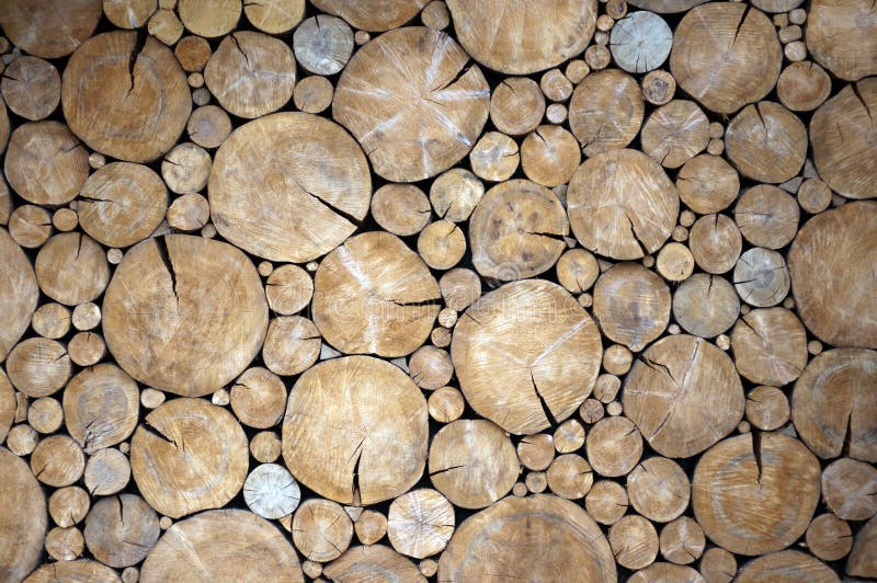 A wall of wood circle stock image. Image of obsolete - 65473443