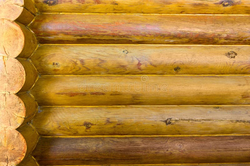 Wall Wooden Beams As Background Stock Image - Image of close, exterior ...