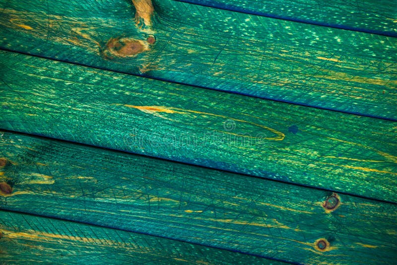 Wall Wooden Planks Painted Green Stock Photo - Image of painted, floor ...