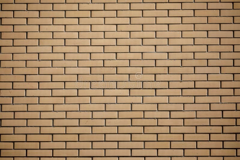 Wall from Yellow Bricks Background, Stock Photo - Image of horizontal ...