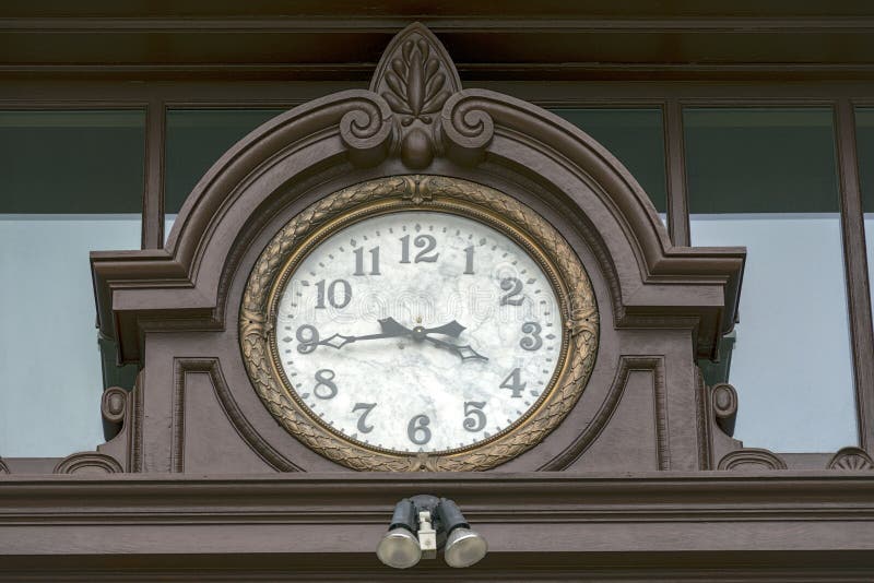 Walla Walla Washington County Courthouse Clock 02 Stock Photo - Image ...