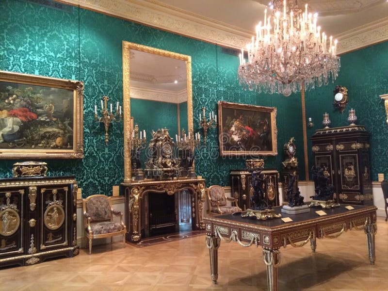 Wallace Collection Interior Editorial Image - Image of collection ...