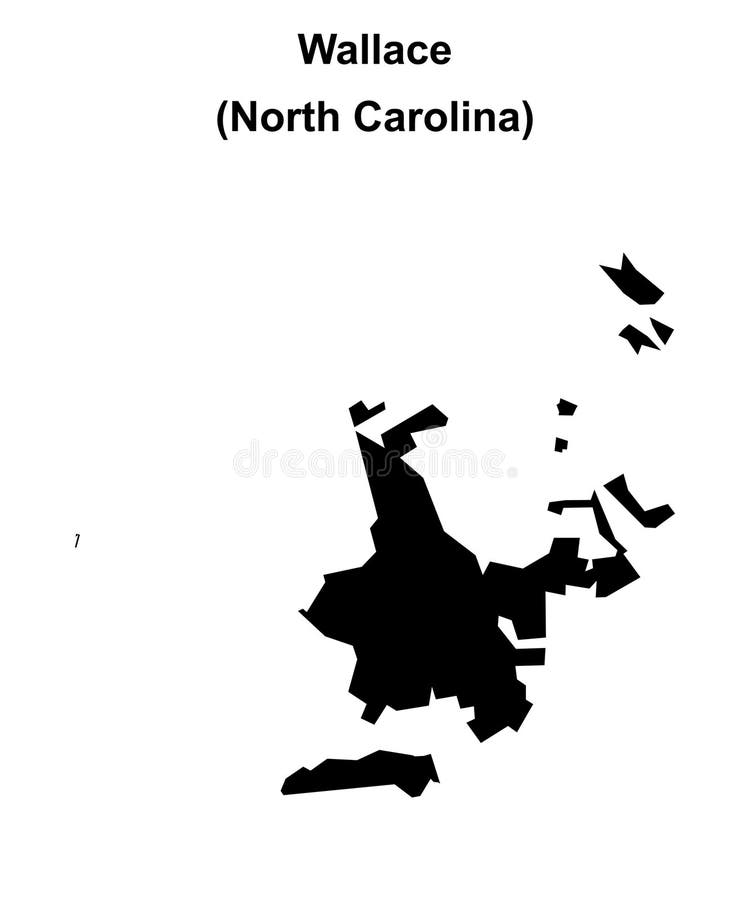 Wallace outline map stock illustration. Illustration of isolated ...