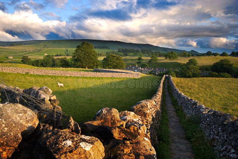 Grassington Moor Area Above Grassington, Yorkshire Dales Stock Image ...