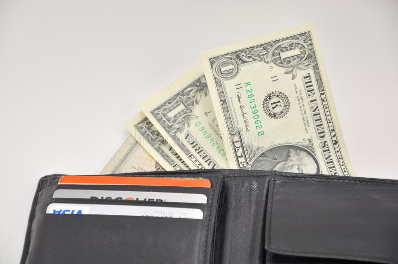 Wallet stock photo. Image of leather, rich, wealth, black - 10638406