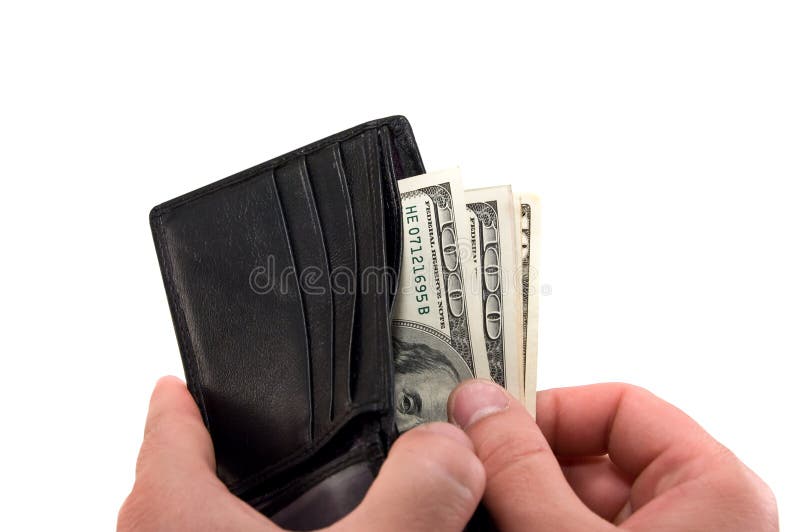 Hand, wallet, dollars stock photo. Image of spend, finance - 3764710