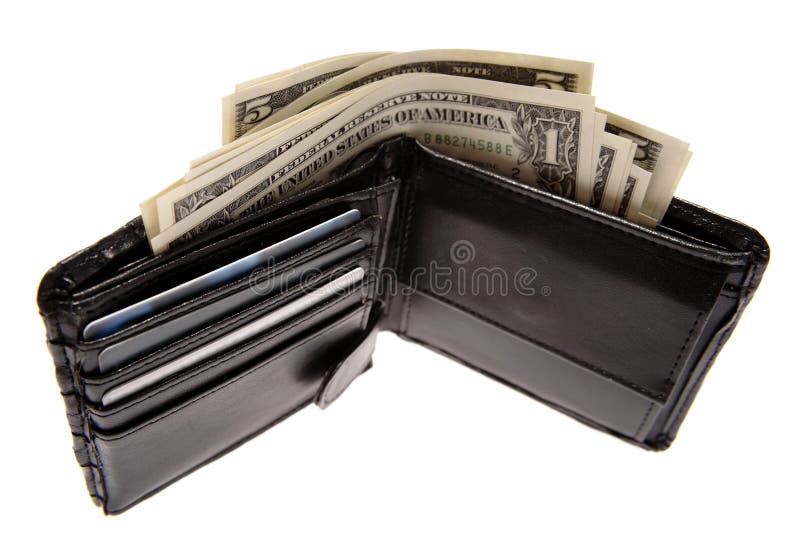 Wallet stock image. Image of success, banknotes, studio - 6965721
