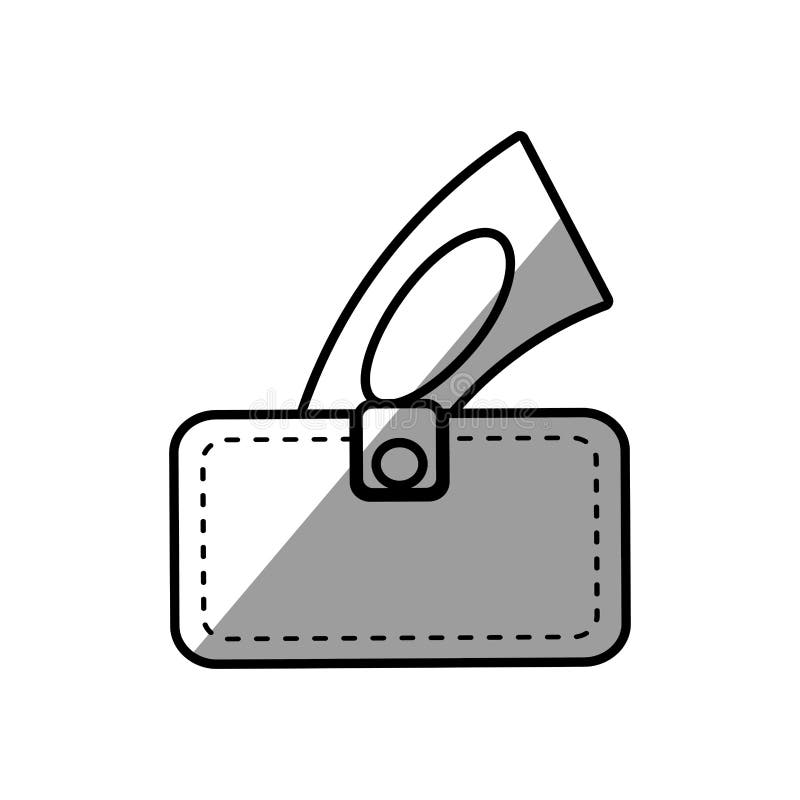 Wallet Bill Money Cash Dollar Shadow Stock Illustration - Illustration ...