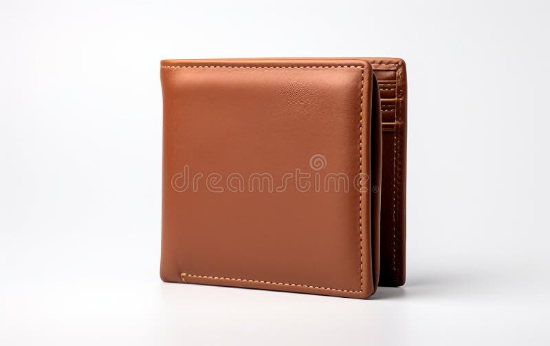 Wallet in Brown on Transparent Background -Generative Ai Stock ...