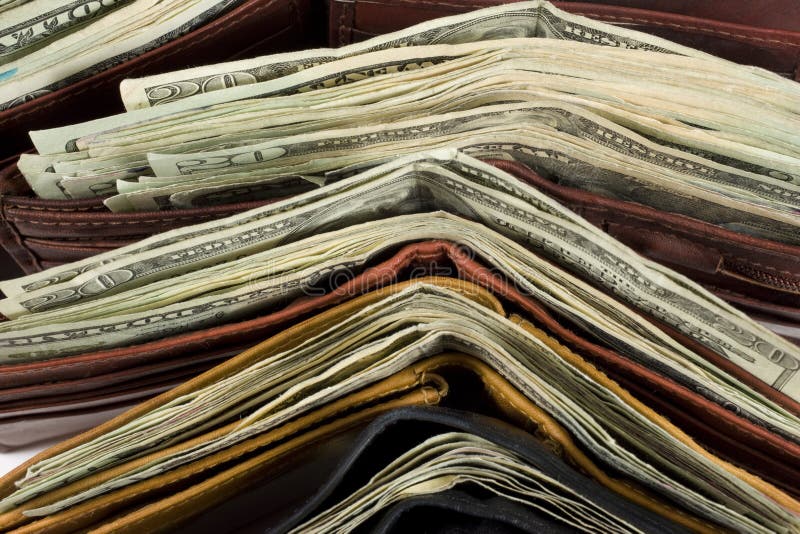 Wallet cash stock photo. Image of american, riches, purchase - 5086626