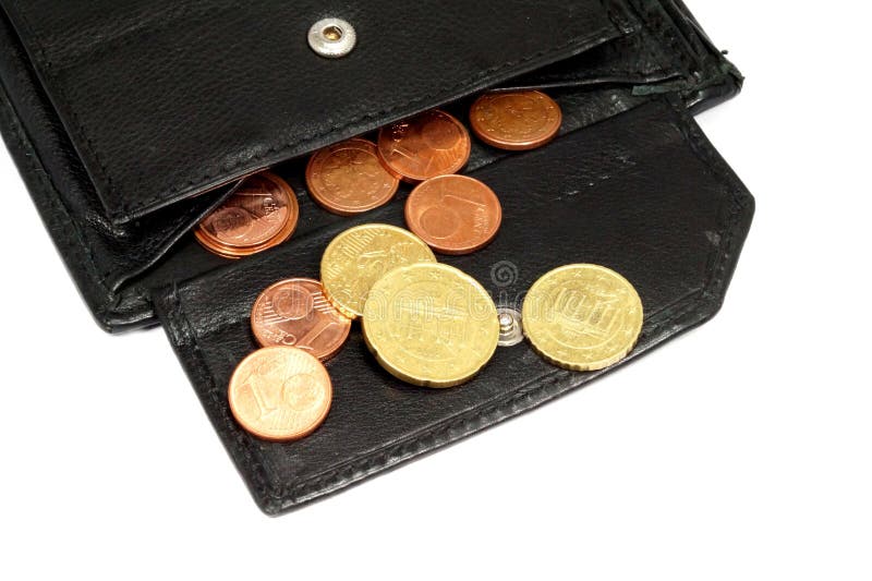 Wallet and coins stock photo. Image of making, rich, coins - 60858178