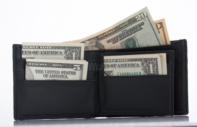 Wallet and dollars stock image. Image of dollars, buying - 3286795