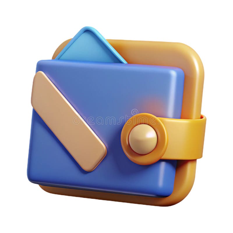 Wallet Email 3D Icon for Secure and Quick Financial Transactions in ...