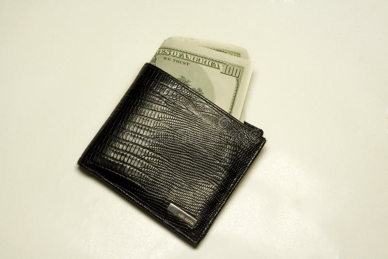 Wallet Full of Dollar Bills Stock Image - Image of full, business: 4225149
