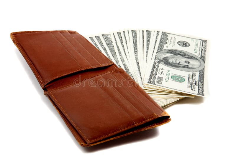 Wallet full of money stock image. Image of overflowing - 11552423