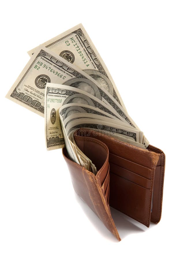Wallet full of money stock image. Image of overflowing - 11552423