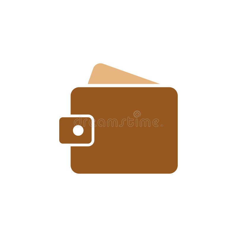 Wallet Icon Graphic Design Template Vector Stock Vector - Illustration ...