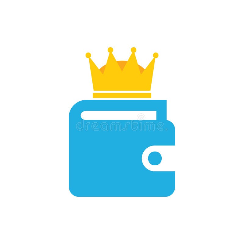 King Money Icon Logo Design Element Stock Vector - Illustration of ...