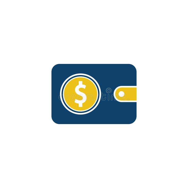 Wallet Logo Design. Wallet Money Logo Icon Stock Vector - Illustration ...