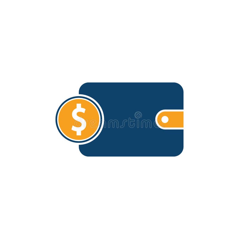 Wallet Logo Design. Wallet Money Logo Icon Stock Vector - Illustration ...