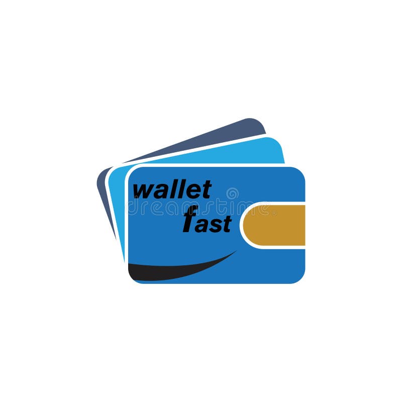 Wallet logo vector editorial stock photo. Illustration of isolated ...