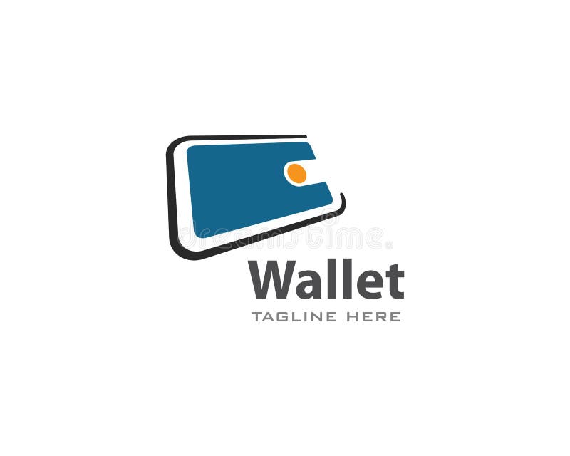 Wallet logo vector stock vector. Illustration of concept - 135499649