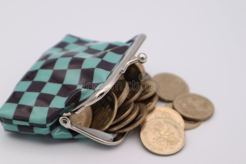 Wallet with Lots of 500 Yen Coins Stock Photo - Image of investment ...