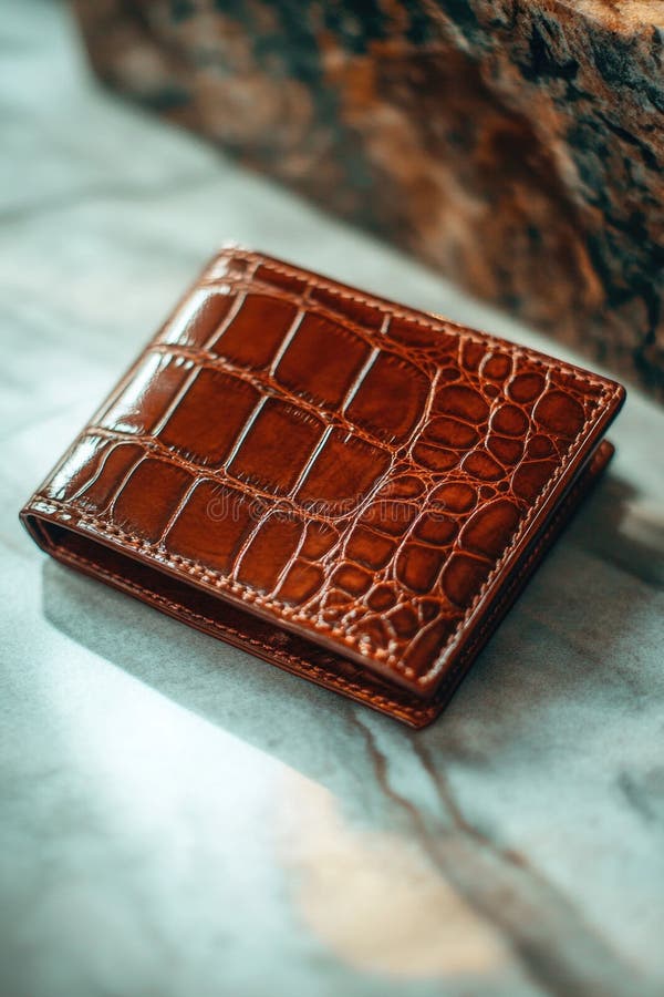 Wallet on Marble Counter stock photo. Image of sophistication - 376505496