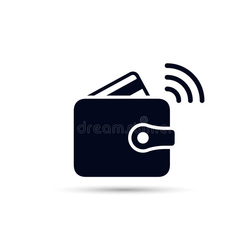 Mobile Wallet Vector Concept Icon. Smartphone Screen with Wallet and ...