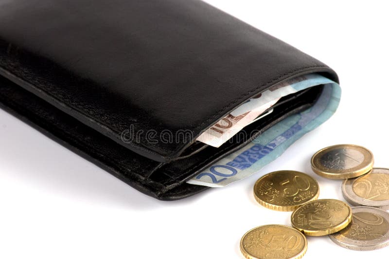 Wallet with money stock image. Image of purse, open, earn - 16138111