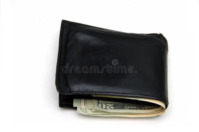 Wallet with money stock photo. Image of lend, gamble, bonus - 2007006