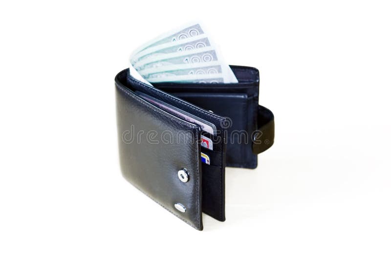 Wallet with money stock photo. Image of bank, finance - 7821218