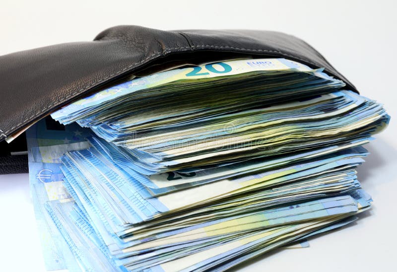 A lot of money and wallet stock photo. Image of finance - 53090650