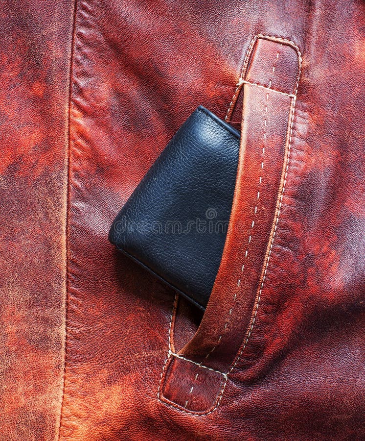 Wallet Sticking Out of His Jacket Pocket Stock Photo - Image of model ...
