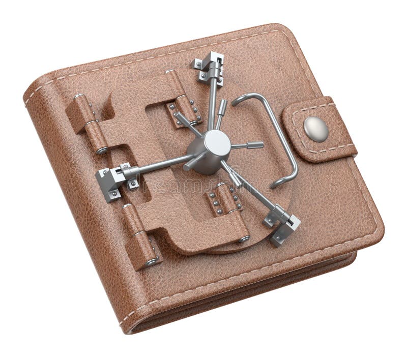 Wallet vault stock illustration. Illustration of protection - 22933458