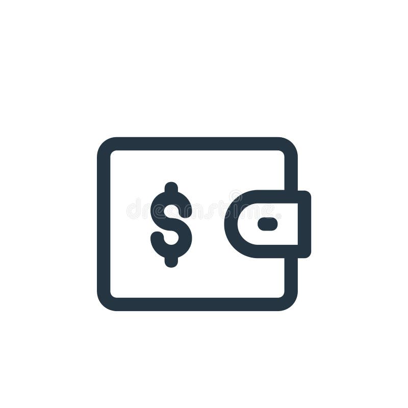 Wallet Vector Icon. Wallet Editable Stroke. Wallet Linear Symbol for ...