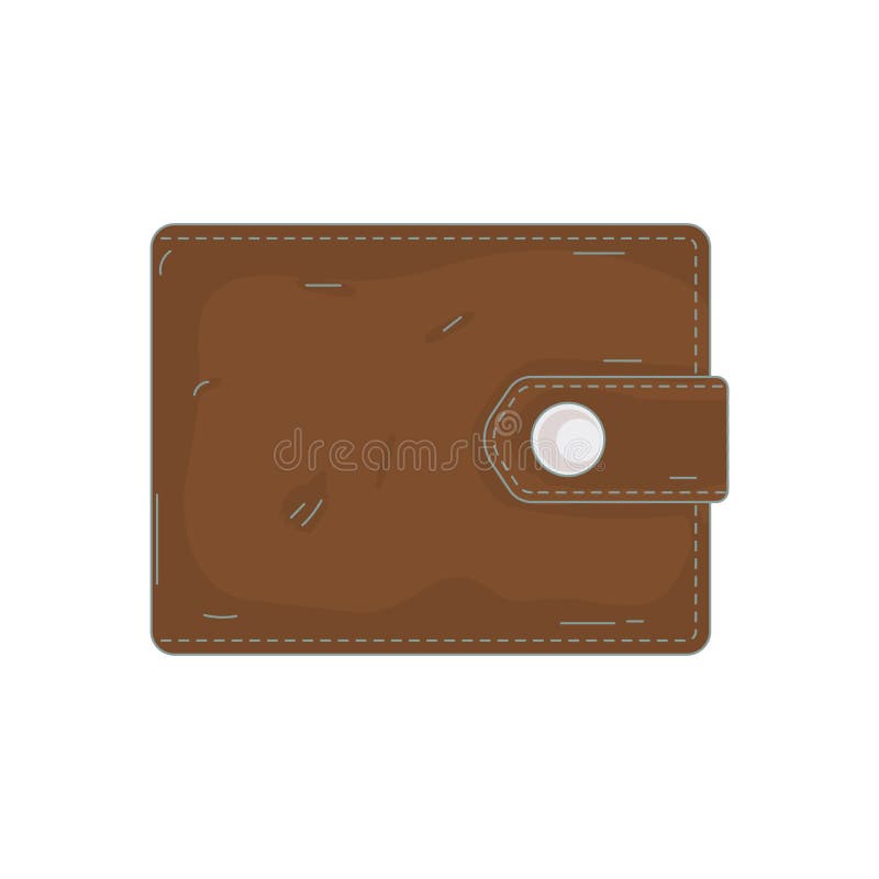Wallet. Vector Illustration Decorative Design Stock Vector ...