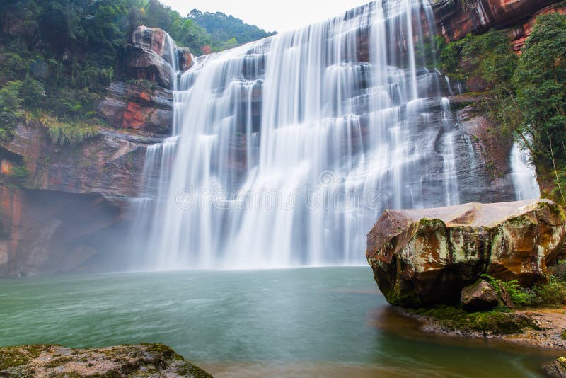 Chishui waterfall stock photo. Image of guizhou, world - 118009000
